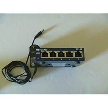 Amazon.com: FS105NA - Netgear ProSafe FS105 Ethernet Switch 5 x 10 ...