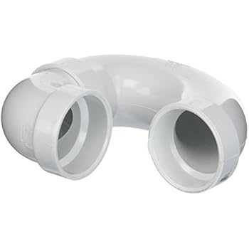 Canplas 193212E PVC DWV P-Trap with Union, 2-Inch, White - Pipe ...