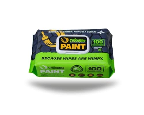 Crocodile Cloth Paint Cleaning Wipes - The Stronger Easier Way to Prep ...