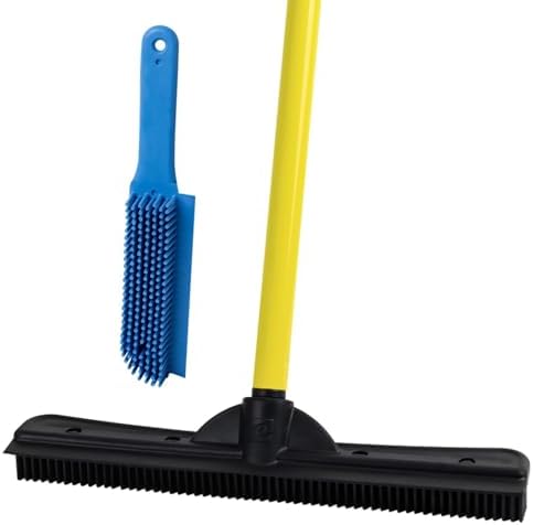FURemover Pet Hair Removal Broom and Lint Brush Combo with Squeegee and ...