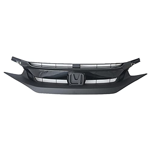 YLT AUTO Mesh Front Grille Matte Black Front Bumper Grille Guard for ...