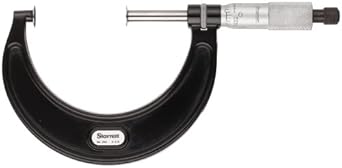 Starrett Disc-Type Micrometer, Ratchet Stop, Lock Nut, Inch: Outside ...