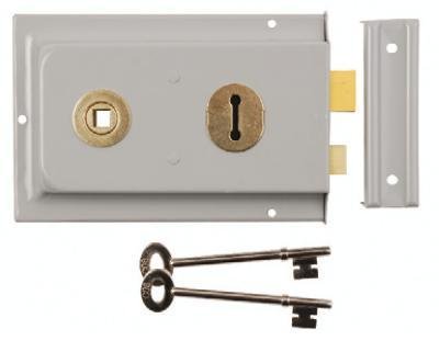 ERA Rim 6 x 4-inch Sashlock with Handles - Black: Amazon.co.uk: DIY & Tools