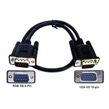 Amazon.com: D-Sub 15-Pin VGA To DB 9-Pin RGB Adapter Cable: Computers & Accessories