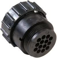 TE CONNECTIVITY / AMP 206044-1 CIR CONNECTOR, PLUG, SIZE 17, 14POS ...