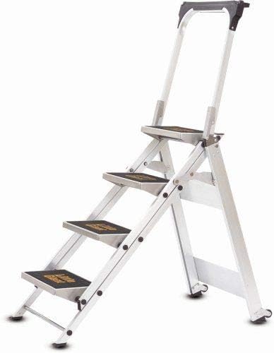 Little Giant Ladder 10410BA Safety Step ladder with Handrail 4 Step ...