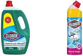 Clorox Floor Cleaner and Gel bundle - (Clorox Pine Multi-Purpose ...