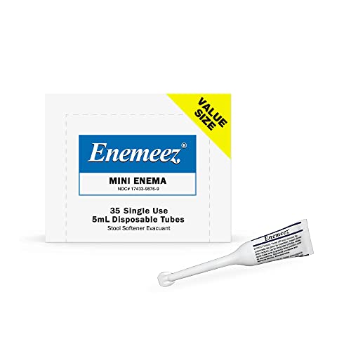 Enemeez Regular 283mg Docusate Sodium Mini Enema, Constipation Relief ...