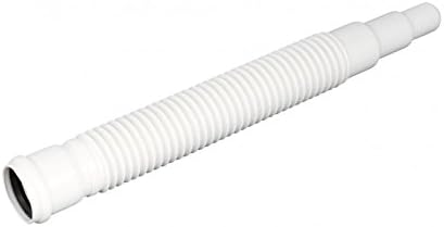 Push Fit Flexible Waste Pipe Connector 600mm with Reducer 50mm / 40mm ...