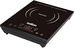 Salton Portable Induction Cooktop Cool Touch LED Display Cooker with 8 ...