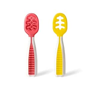 Amazon.com: NumNum Pre-Spoon GOOtensils | Baby Spoon Set (Stage 1 ...