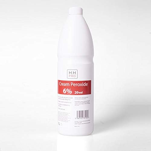 HH Pro Cream Hair Colour Tint Peroxide Developer 6% (20 volume) Litre ...