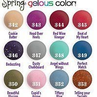 Sns Gelous Color Chart