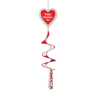 Amazon.com: Happy Valentine's Day Wind Spinner Party Accessory: Health ...