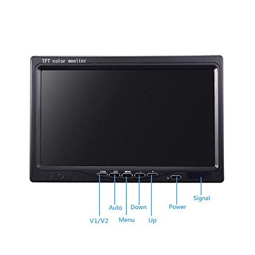 Thinlerain Mini 7 inch car Monitor AV, 800x480 Backlight TFT LCD HD ...