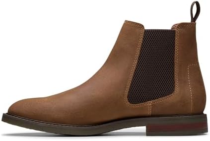 Clarks Men's Jaxen Easy Chelsea Boot, Cola Suede, 11 UK price in Saudi ...