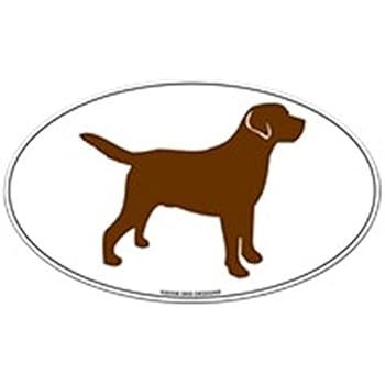 Amazon.com: Chocolate Labrador Retriever Chocolate Lab Paws and Hearts ...