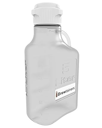 Brewtainers PETG 5L (1.82 Gal Max) Homebrew Yeast Container with ...