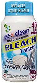 EZ-X CLEAN Ultra Concentrated Water Activated Bleach Tablets for ...