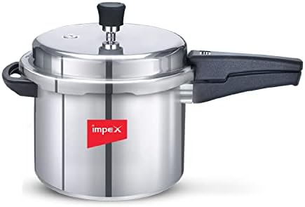 Impex Norma Non-Induction Base Outer Lid Aluminium Pressure Cooker, 5 ...
