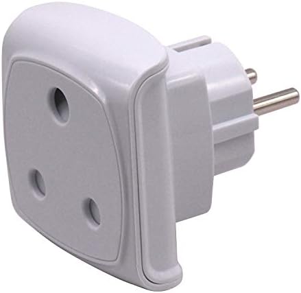 South Africa 3-pin Large Plug Type M Adapter Convert to 2-pin EU/DE/FR ...