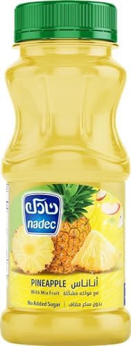 Nadec Pineapple with Mix Fruit Nectar Juice 180 ml price in Saudi ...