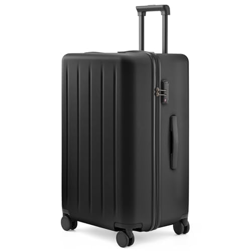NINETYGO Checked Luggage 22 inch, Suitcases with Wheels, Hard Shell ...
