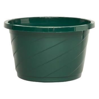 Amazon.com: 1 - 12 Inch Green Plastic Hanging Basket Pot with 4 Strand ...