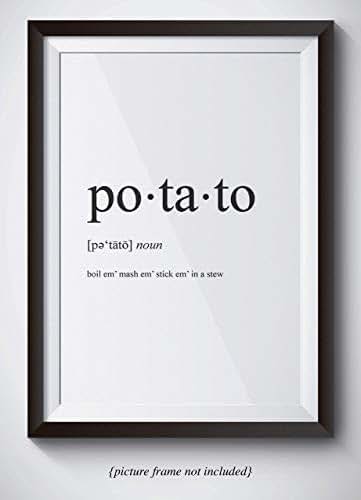 Amazon.com: Lord Of The Rings Poster - Sam Gamgee Potato Definition ...