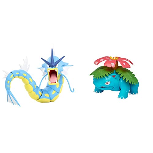 Pokemon Gyarados 12-Inch Epic Battle Figure & Venusaur 12-Inch Epic ...