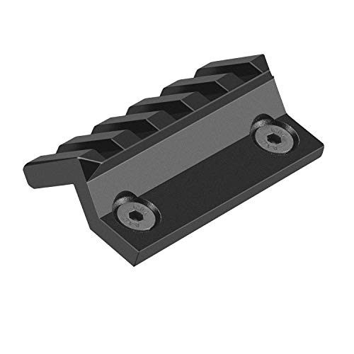 VIAKEY Mlok Offset Rail Mounts, 3 Slot 5 Slot Aluminum 45 Degree Angle ...