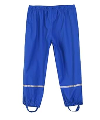 Amazon.com: Hiheart Boys Girls Waterproof Rain Pants Lightweight Single ...