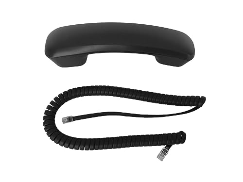 The VoIP Lounge Replacement Handset Receiver with Curly Cord for ...