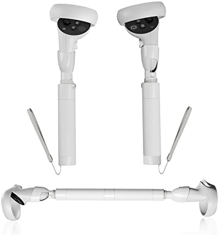 DEVASO VR Game Handle Accessories for Meta Quest 2 Controllers, Handles ...