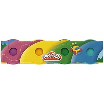 Amazon.com: Play-Doh 4-Pack - Blue and Secondary Colors: Toys & Games