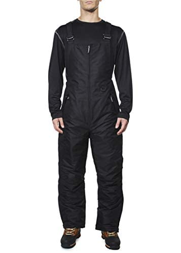 Arctic Quest Mens Insulated Snow and Ski Bib Overalls Snow Pants ...