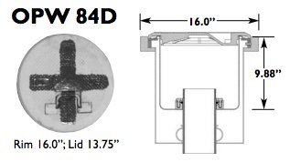 EMCO WHEATON A1005-505CA Spill Containment Retrofit OPW 84D, Single ...