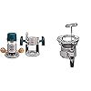 BOSCH 1617EVSPK Wood Router Tool Combo Kit with Bosch Under-Table ...