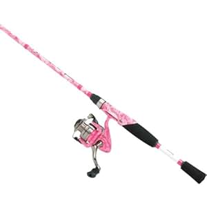 Amazon.com : Ardent Lady Fishouflage Spinning Combo - Pink Fishing Rod ...