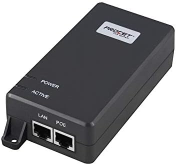 Procet 10G 10Gbps Power-Over-Ethernet Active PoE-Injector-Midspan 60W ...