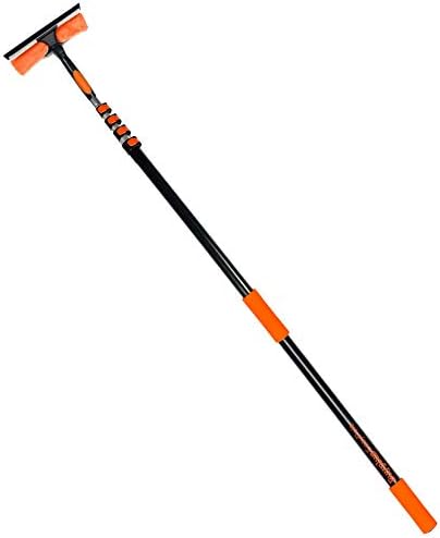 Buyplus 5-to-20 Foot Extension Pole and Window Squeegee Cleaning ...