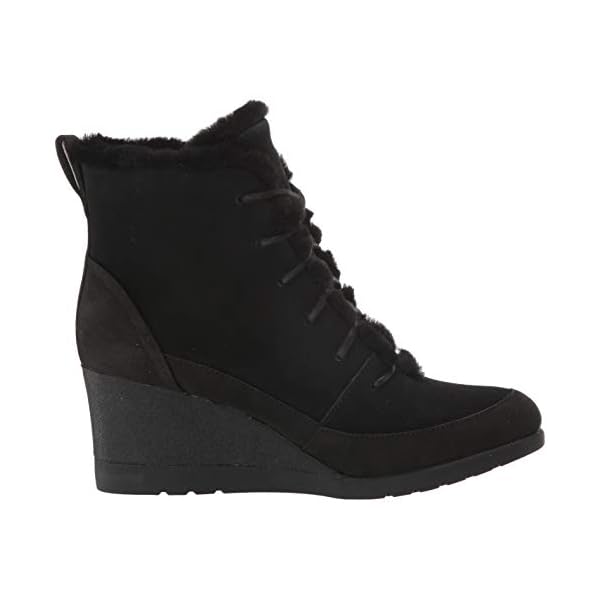 UGG Women's Bridgit Ankle Boot, Black, 5 M US | Pretty Boots and Shoes