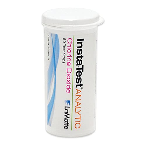 LaMotte Insta-Test 2999LR Chlorine Dioxide Single Factor Test Strip, 0 ...