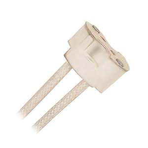 Satco 90-1590 G4-GX5.3-GY6.35 Base Round Halogen Socket 250 Volt ...