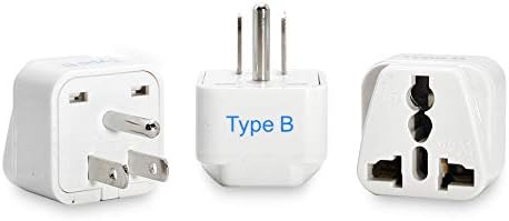 Ceptics European/India to US plug adapter - Flat outlet UK to US ...