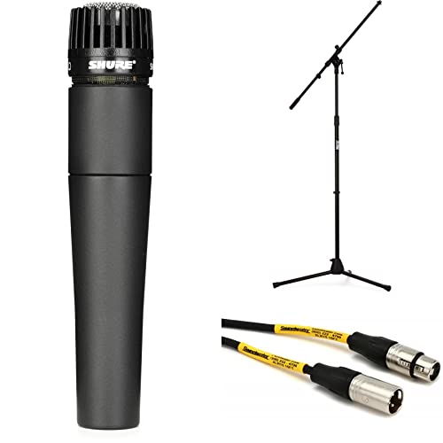 Shure SM57 Microphone with Stand and Cable in Oman | Whizz Studio ...