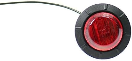 Amazon.com: TMH 12 Pcs 1 1/4 Inch Mount Red Lens & Red LED Markers ...