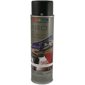 Seymour 620-1433 Industrial MRO High Solids Spray Paint, Flat Black ...