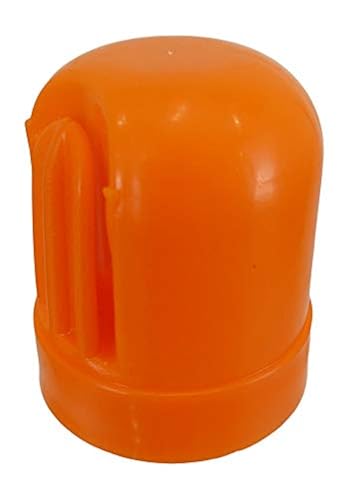Safety Orange Cap for T Posts and U Posts, 15 pcs. Vertical Clip for ...