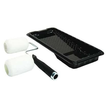 Paint Roller Kit, 3inL Roller, Knit Fabric: Amazon.com: Industrial ...